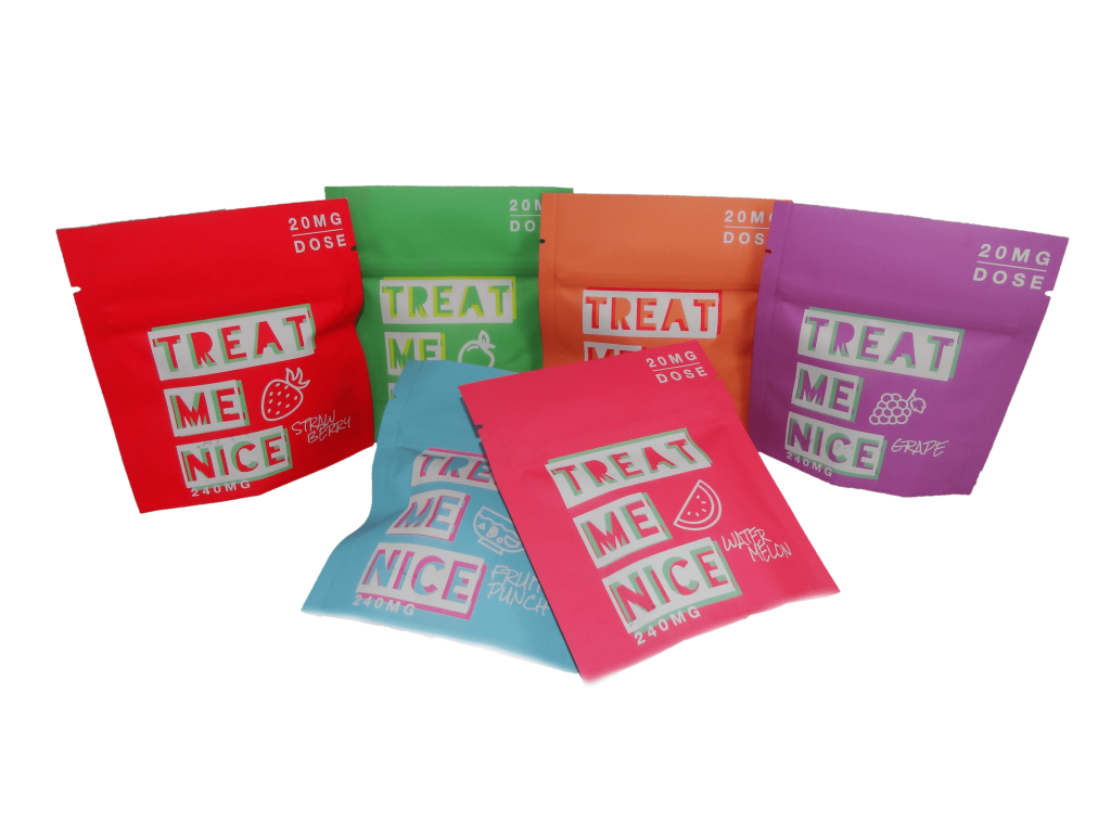 Buy Treat Me Nice - 1:1 CBD/THC Gummies (240mg) | Happy cLOUDS