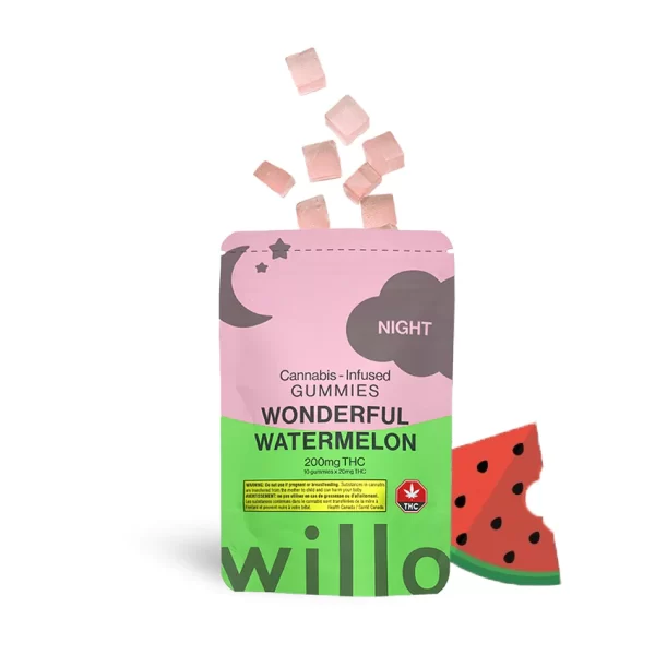 Buy Willo Full Spectrum THC Gummies - 200mg (Indica) | Cannabis Dispensary